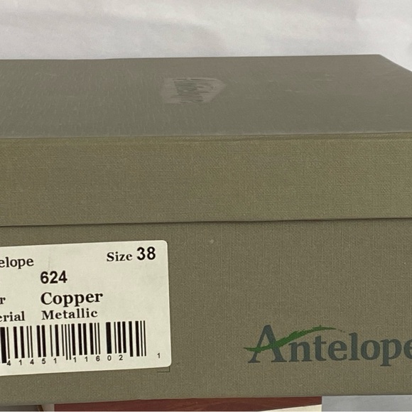 Antelope | Shoes | Antelope Copper Green Metallic Platform Sandal ...